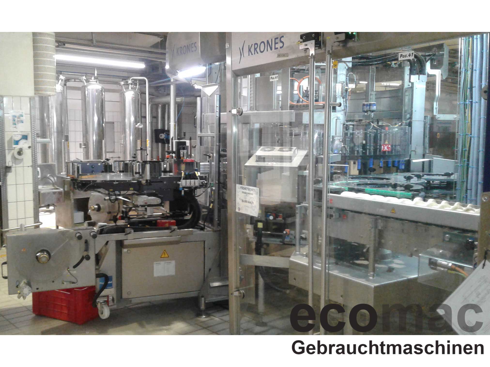 ecomac Krones Gebrauchtmaschine Topmodul Etikettiermaschine ...