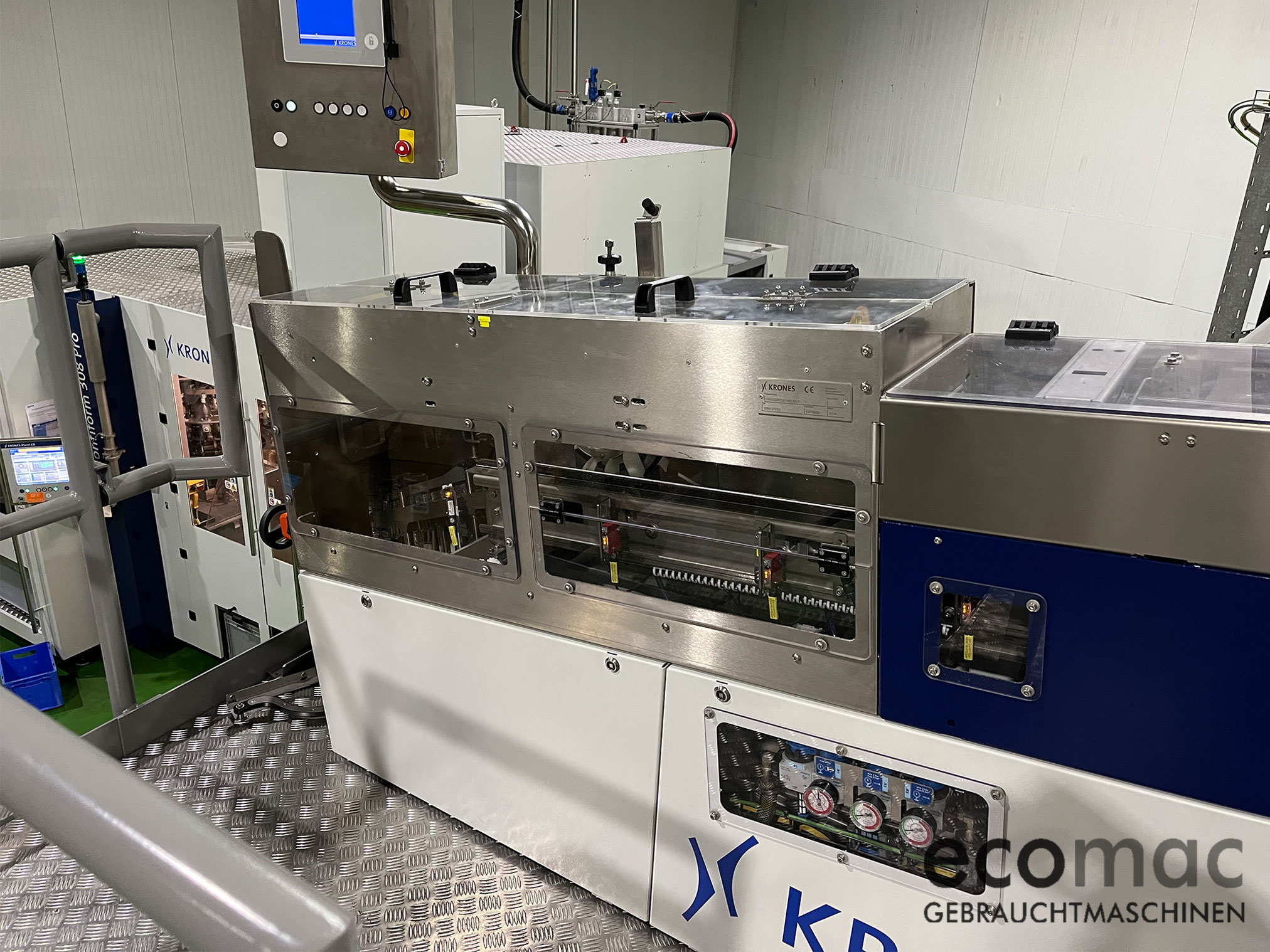 Used non-returnable Compact Aseptic Filling line for PET bottles # 20 ...